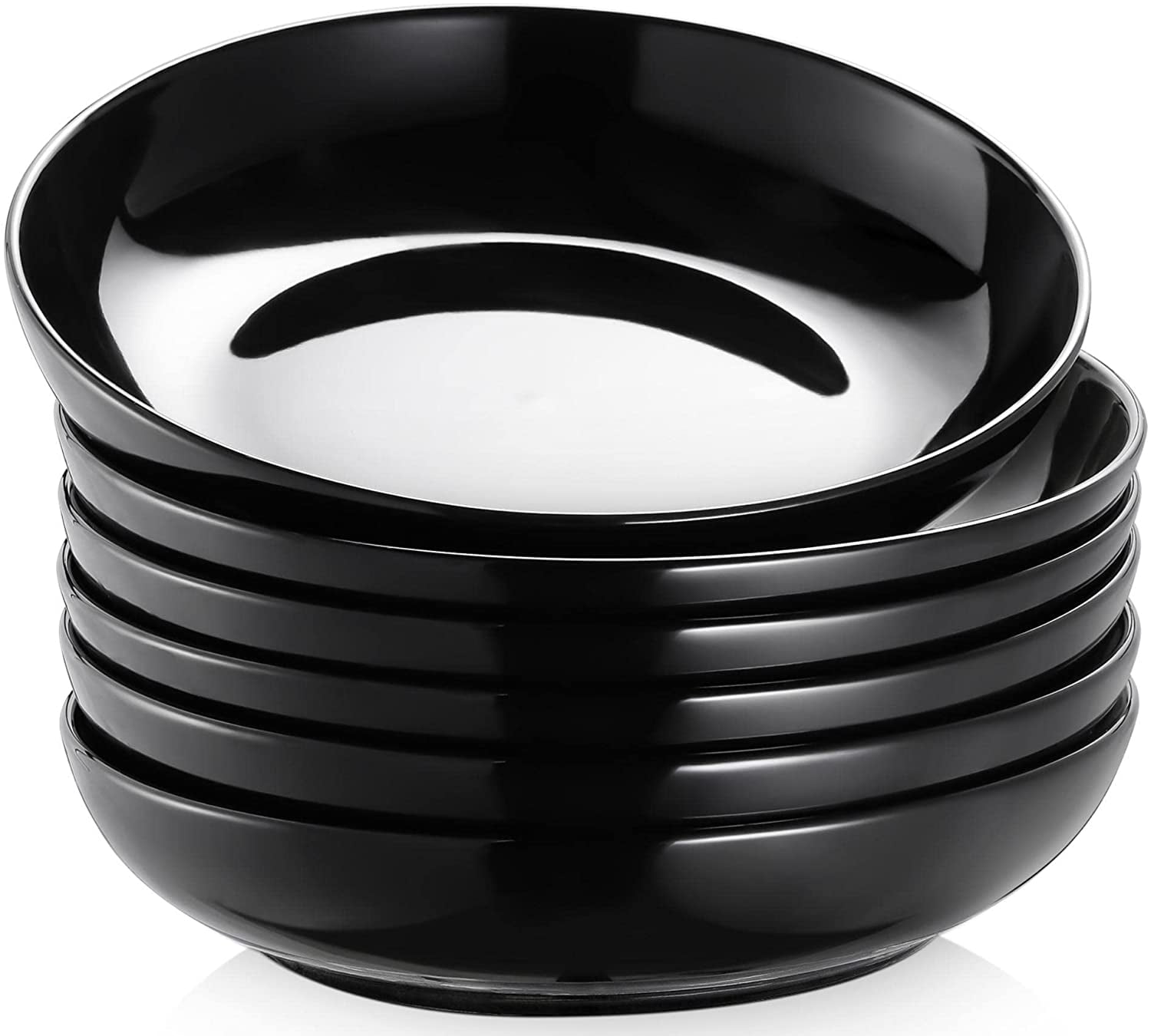 Pasta Bowls 30oz, Large Salad Serving Bowls, Shallow Soup Bowls ...