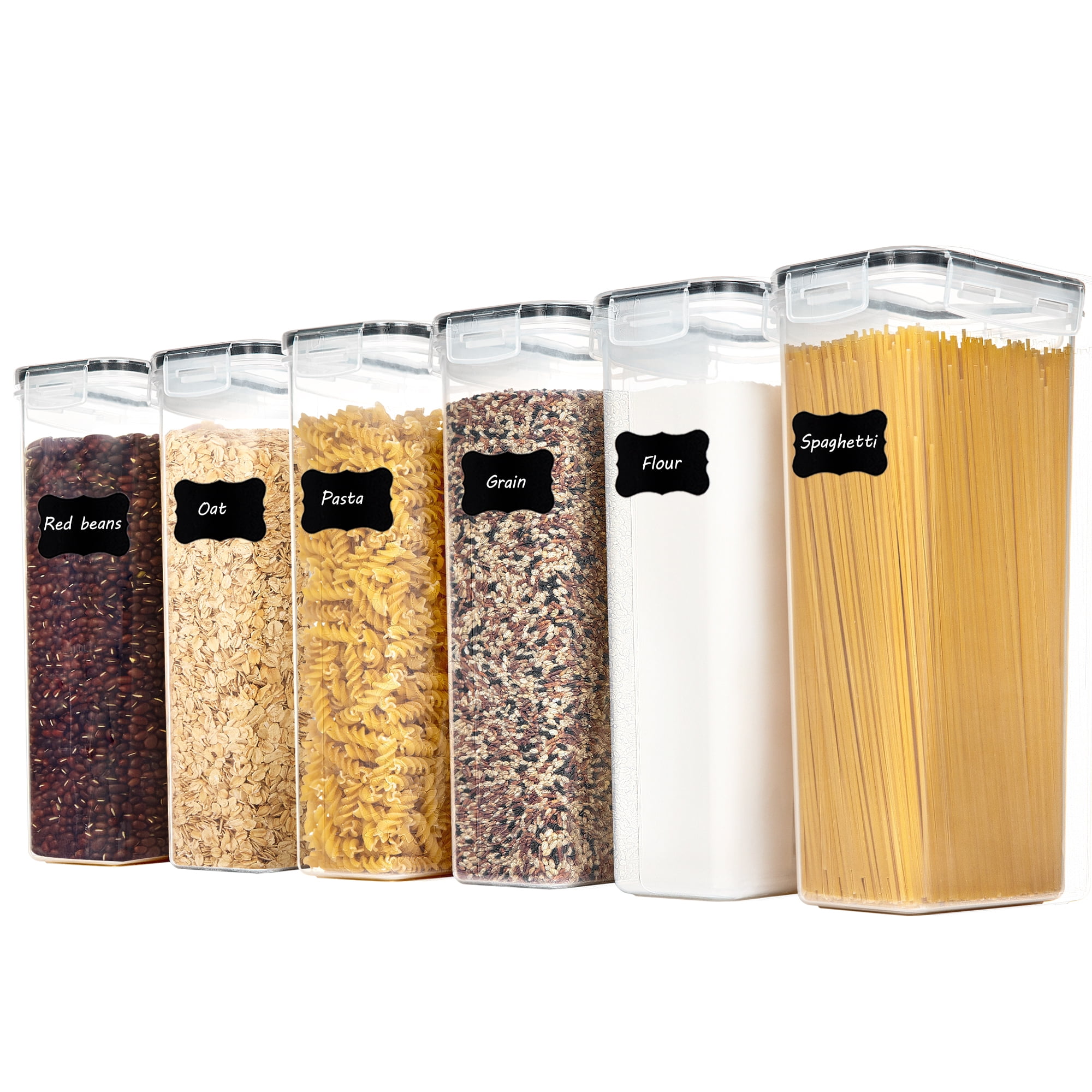 Vtopmart Airtight Food Storage Containers with Lids, 6PCS Plastic ...