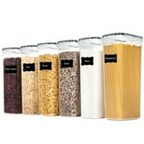 Vtopmart Airtight Food Storage Containers with Lids, 6PCS Plastic ...