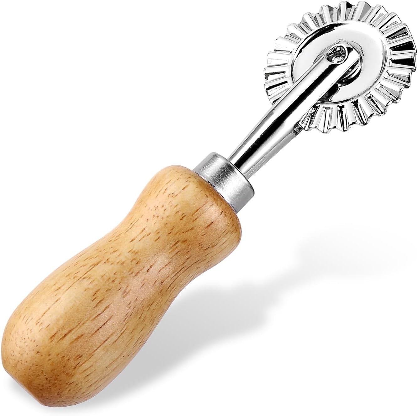 Pasta Cutter Wheel Pizza Cutter Wheel with Short Wooden Handle Wheel ...