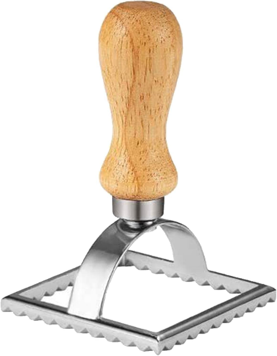 Pasta Cutter - with Wooden Handle and Fluted Edge - Leading Dough ...
