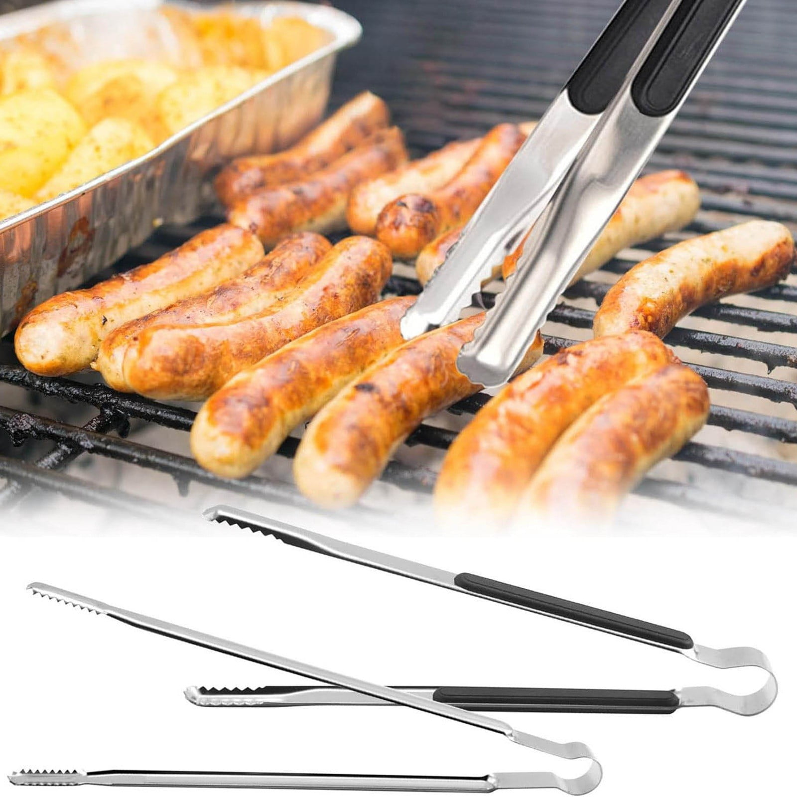 Pasta Dryer Silicone Pressure Cooker Rack Spoons BBQ Tongs Stainless ...