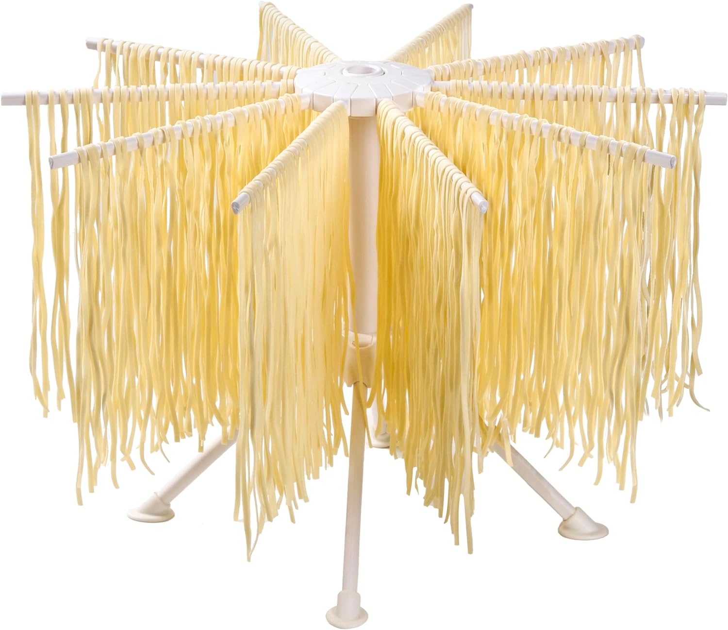Pasta Dryer with 10 Extendable Arms - Foldable Pasta Stand for Drying ...