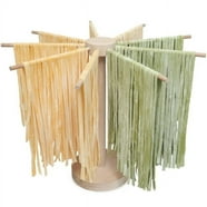 Jetcloudlive Wooden Pasta Drying Rack with 16 Suspension Rods Easy ...