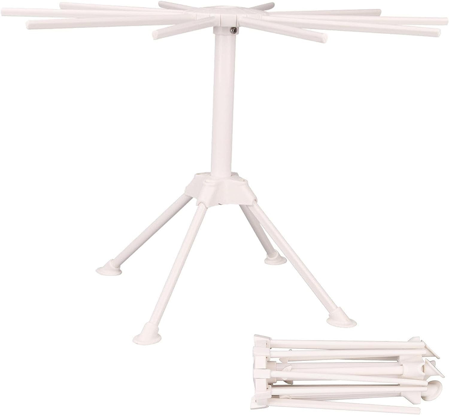 Pasta Drying Rack Collapsible | Foldable Pasta Dryer Rack With 10 Bar ...