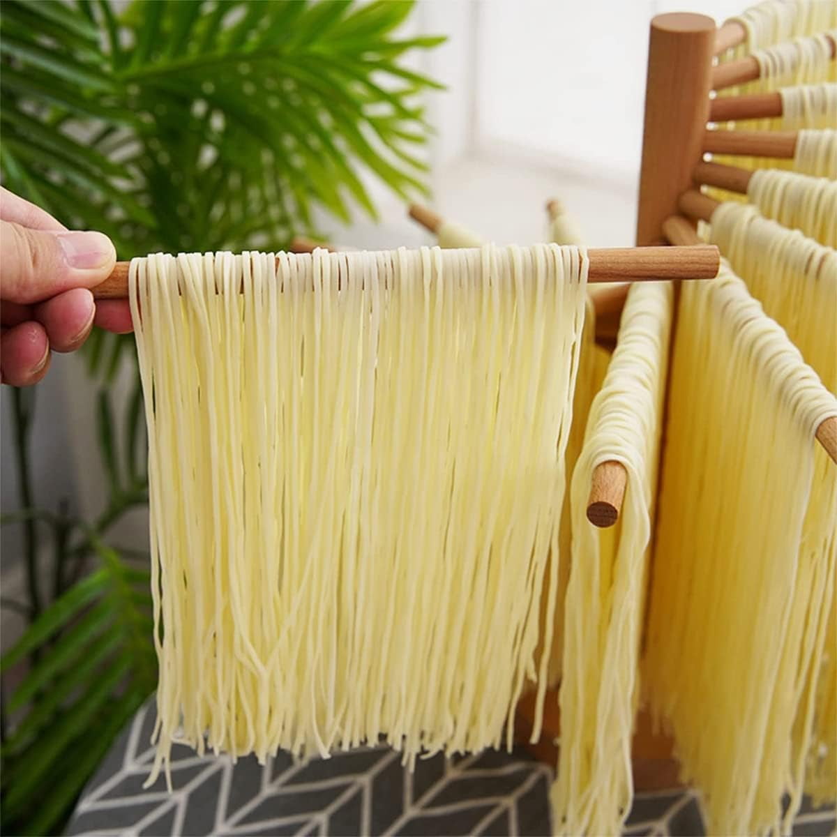 Pasta Drying Rack Collapsible Foldable Spaghetti Dryer Noodle Drying ...