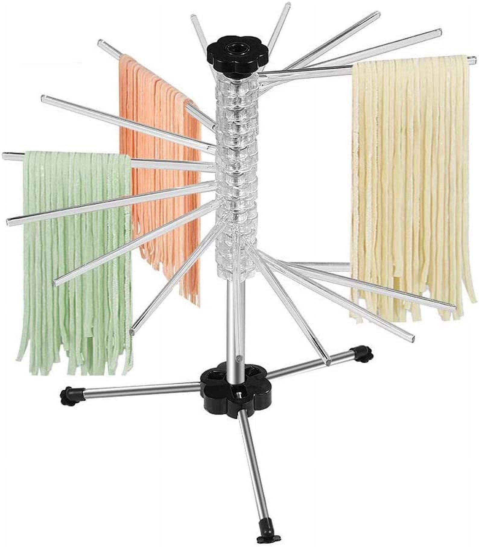 Pasta Drying Rack, Collapsible Noodle Dryer for Homemade Noodles, with ...