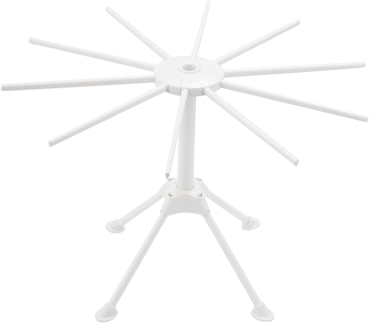 Pasta Drying Rack, Collapsible Noodle Drying Holder, 10 Arms Spaghetti ...