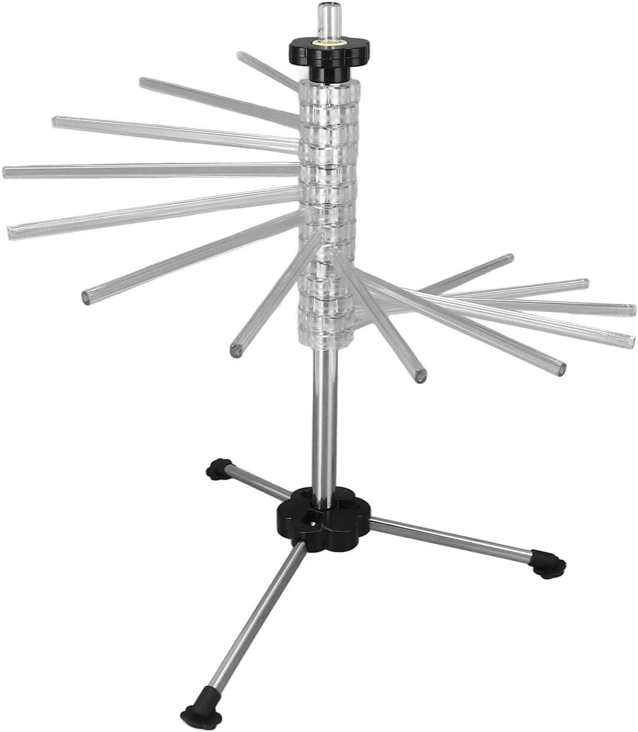 Pasta Drying Rack, Stainless Steel Manual Rotating Noodle Rack Prevent ...