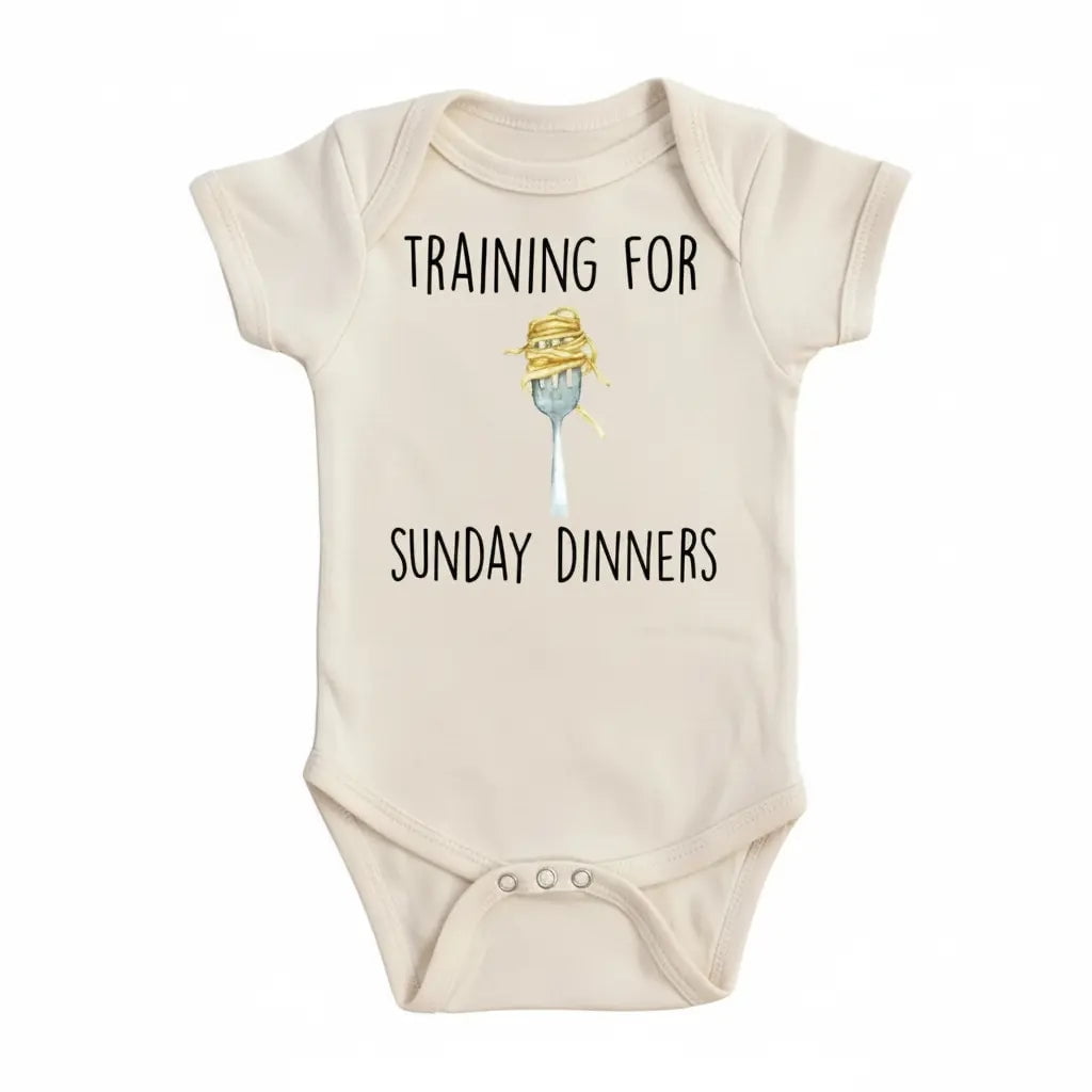Pasta Italian Sunday Newborn Baby Bodysuit - Walmart.com