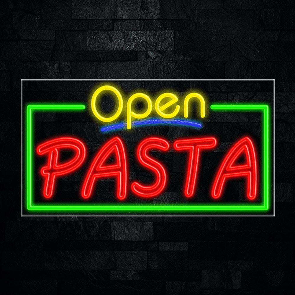 Pasta LED Neon Sign 33"L x 18"H #35547 - Walmart.com
