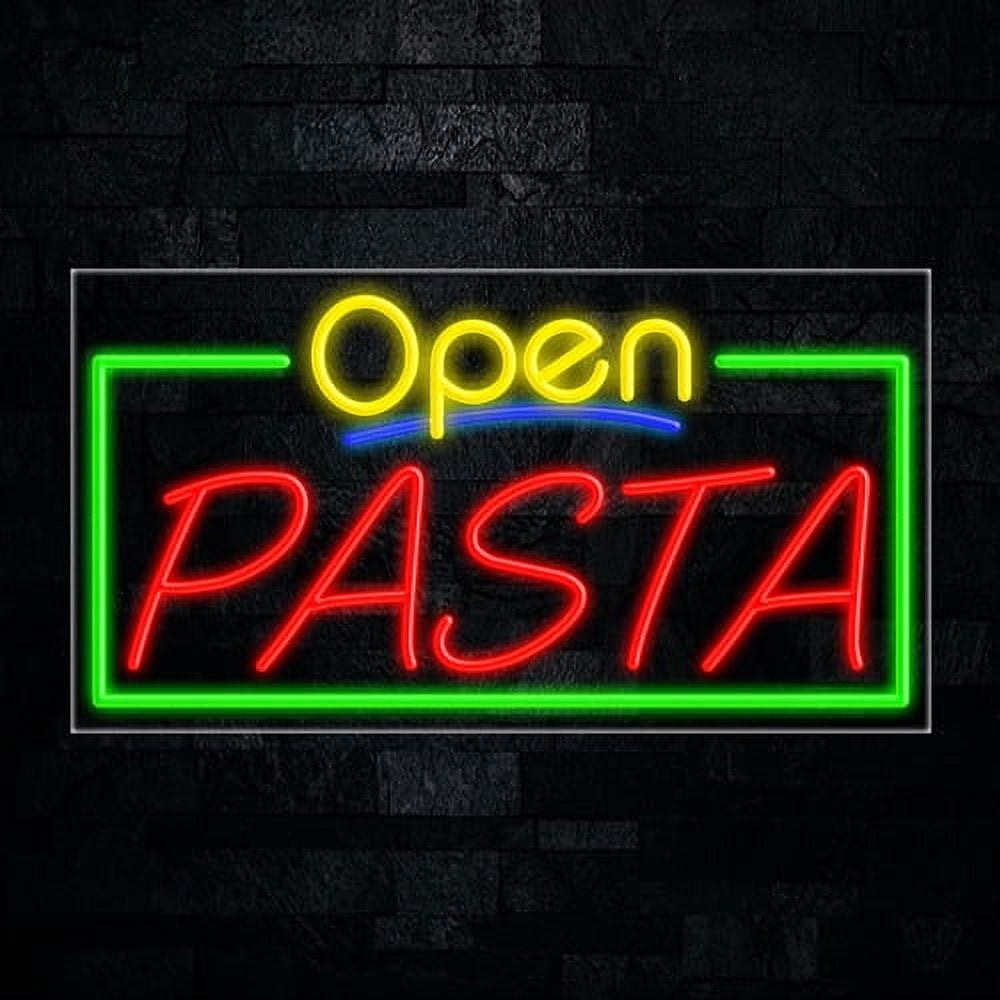 Pasta LED Neon Sign 33"L x 18"H #35817 - Walmart.com