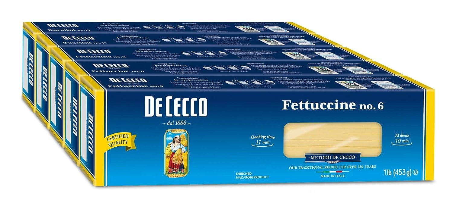 Pasta, Linguine Fini, 16 Ounce (Pack of 5) - Walmart.com