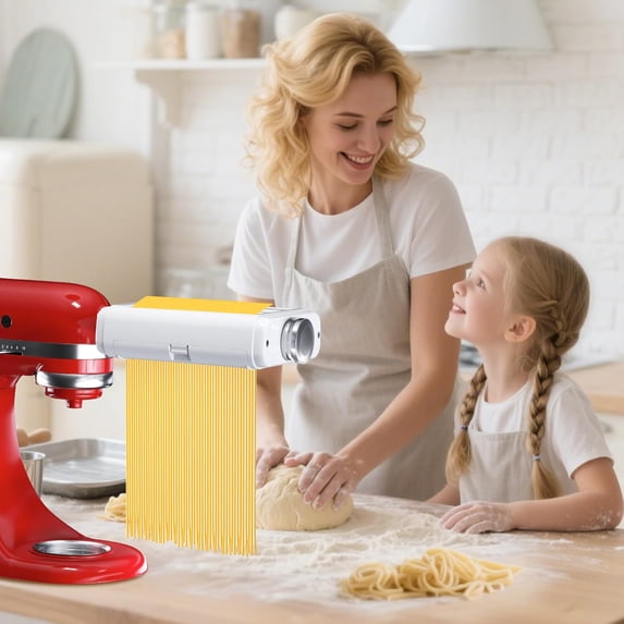 Pasta Maker Attachment for Kitchenaid/ Mixers, Noodle Maker 3 in 1 Set ...