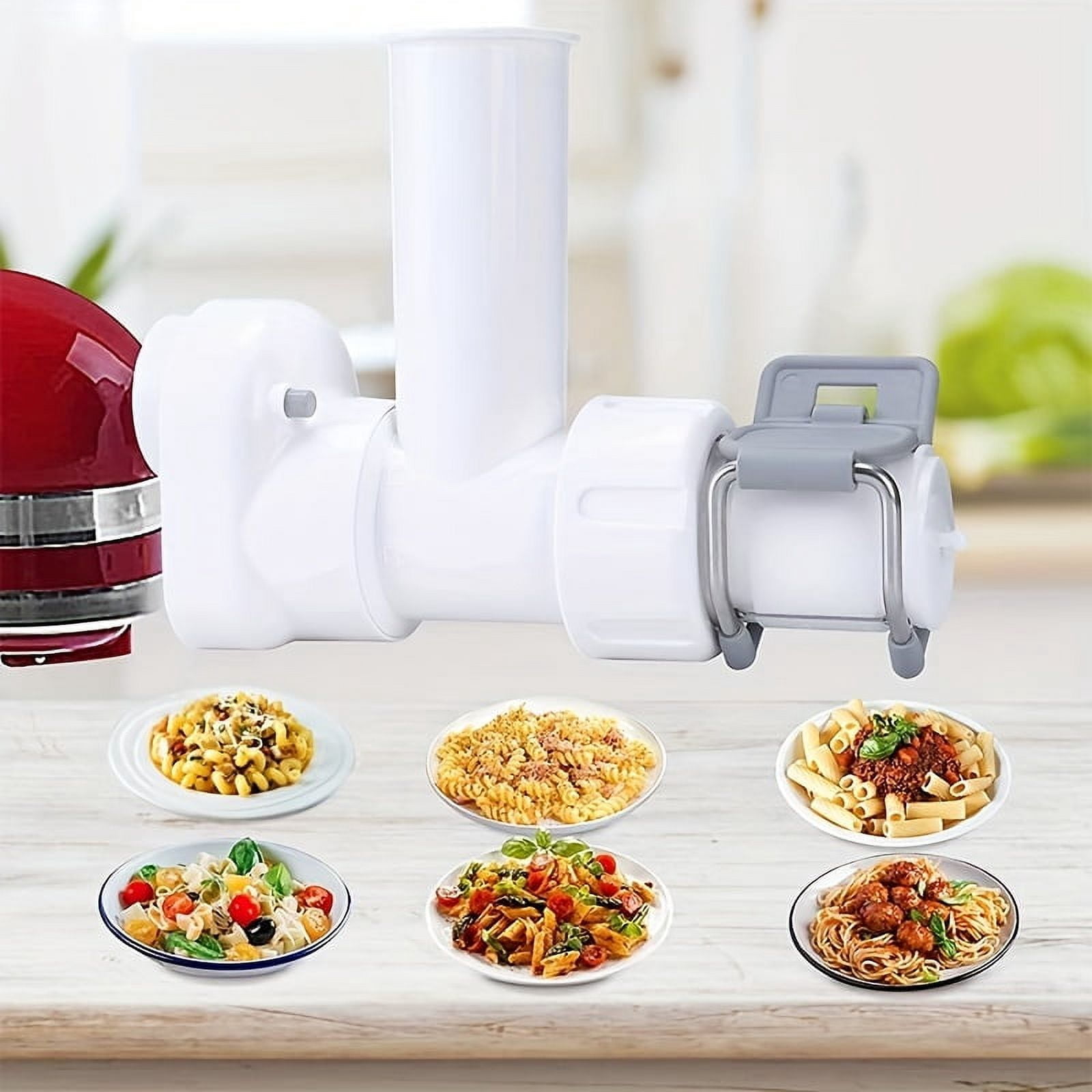 Pasta Maker Attachment for KitchenAid Stand Mixers with 6 Different ...