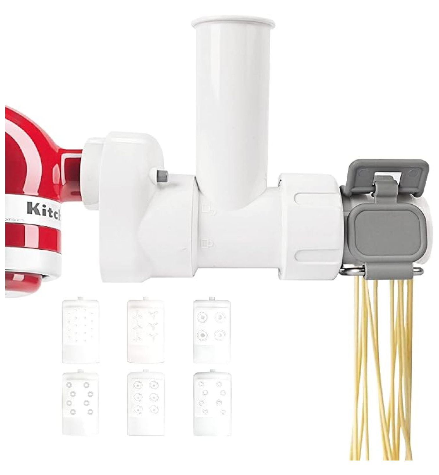 Pasta Maker Attachment for KitchenAid Stand Mixers with 6 Different ...
