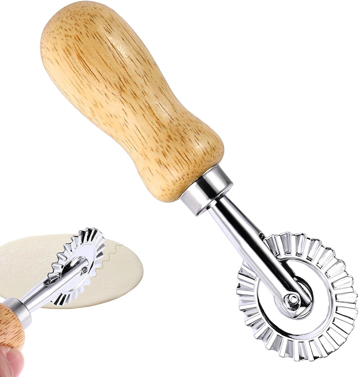 Pasta Maker Cutter Wheel, Pastry Cutter Wheel Pastry Wheel Cutter with ...