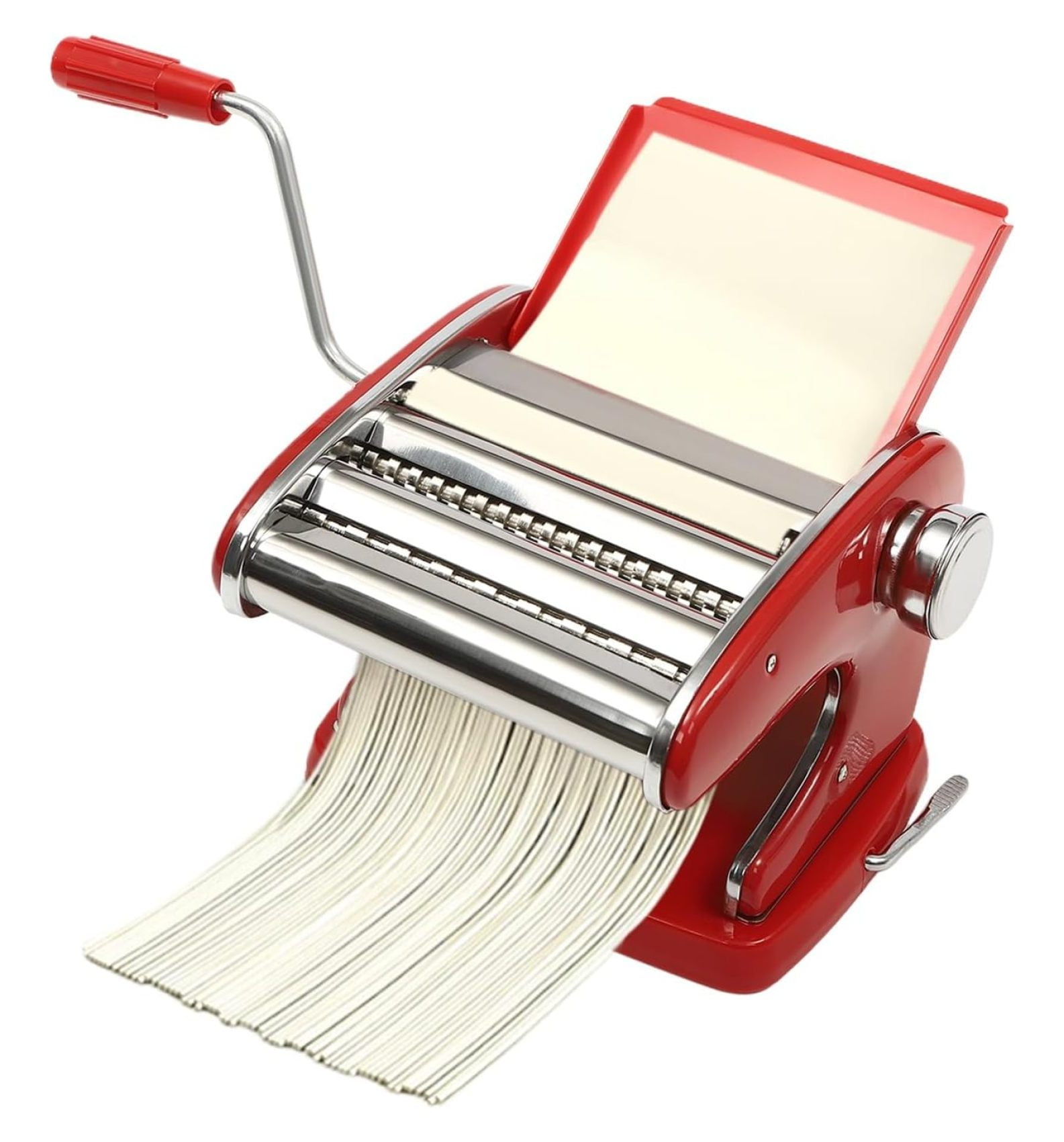 Pasta Maker Machine-6 Adjustable Thickness Settings, Adjustable Clamp ...