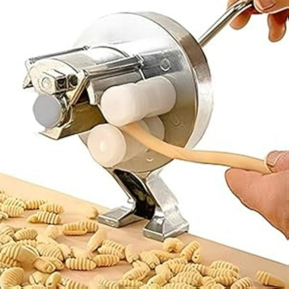 Pasta Maker Machine, Manual Hand Crank Noodle Press - Heavy Duty ...