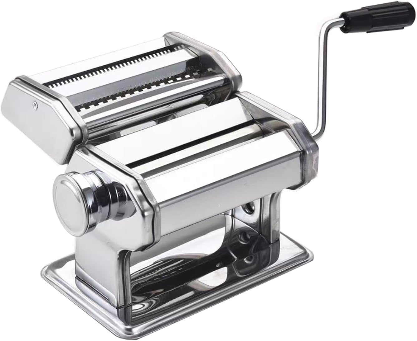 Pasta Maker Machine, Manual Makers 9 Adjustable Thickness Settings ...