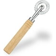 Pasta & Pastry Cutter Wheel with Wooden Handle Ravioli Crimper Dough ...