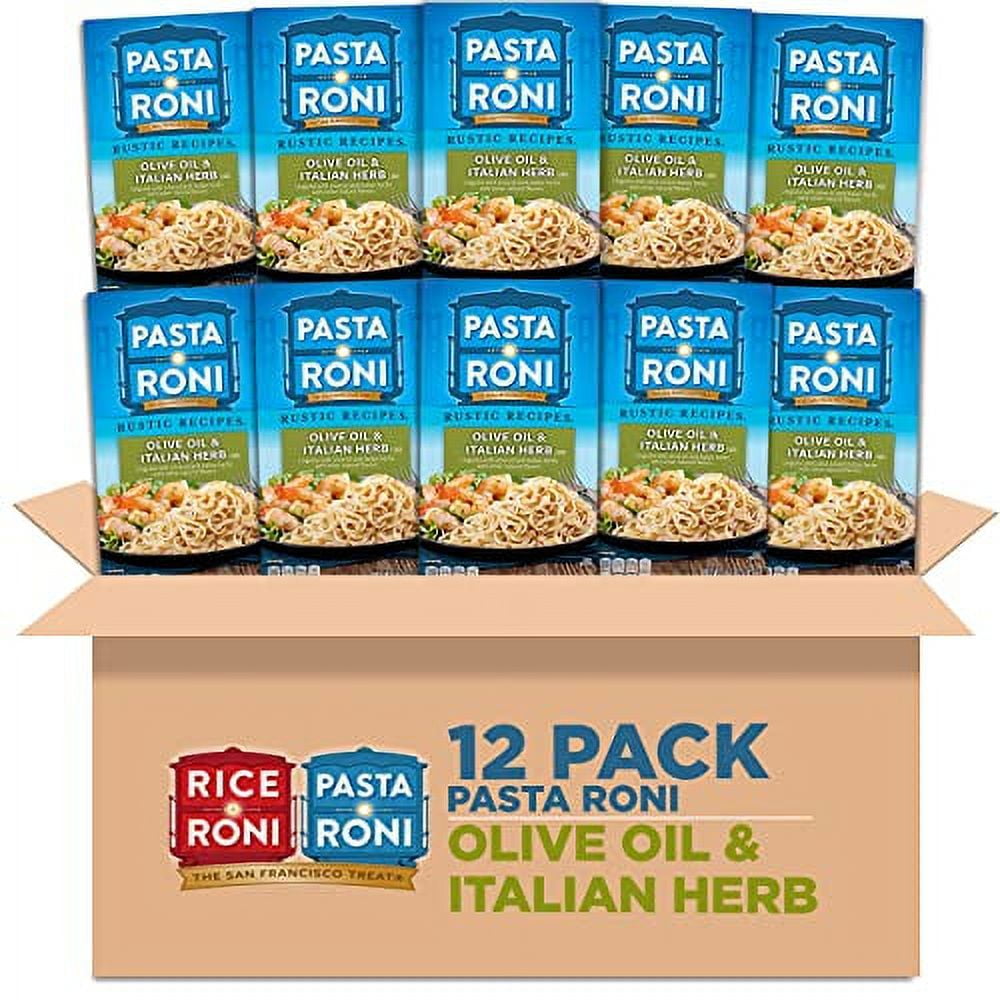 Pasta Roni, Olive Oil & Italian Herb Linguine, 4.7oz Boxes (12 Pack ...