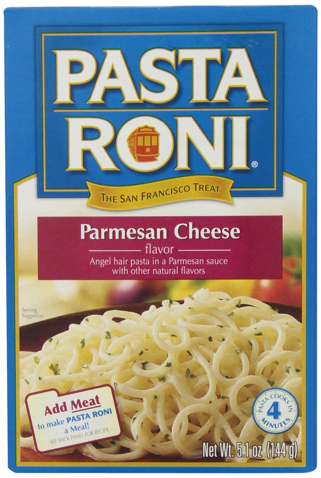 Pasta Roni Angel Hair Pasta, Parmesan Cheese Flavor, Bulk Pack of 12, 5 ...