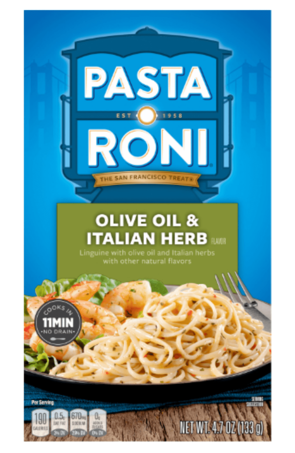 Pasta Roni Rustic Recipes Olive Oil & Italian Herb 4.7 oz (Pack of 10 ...