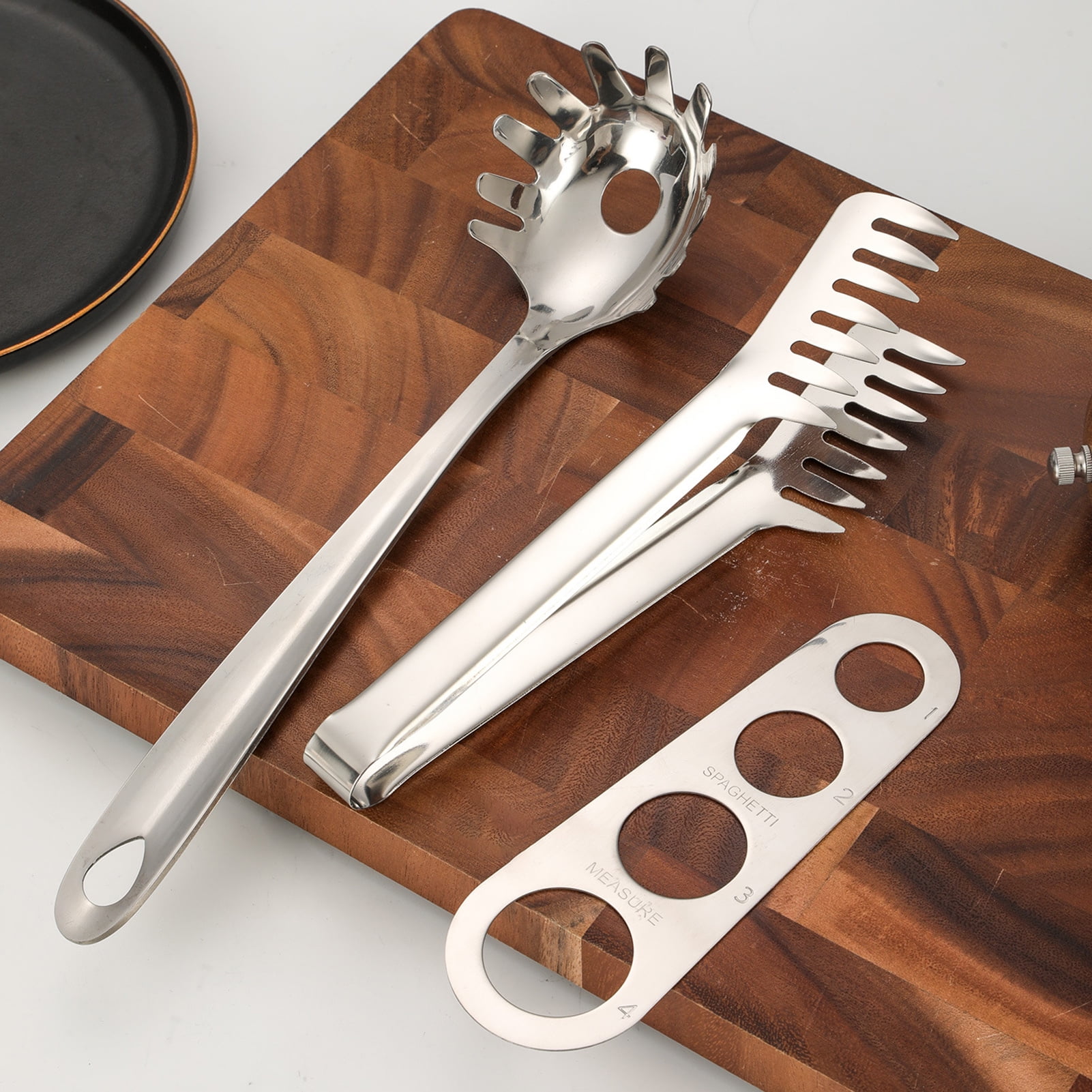 Pasta Scoop Food Grade Heat-Resistant Stainless Steel Noodle Tongs ...