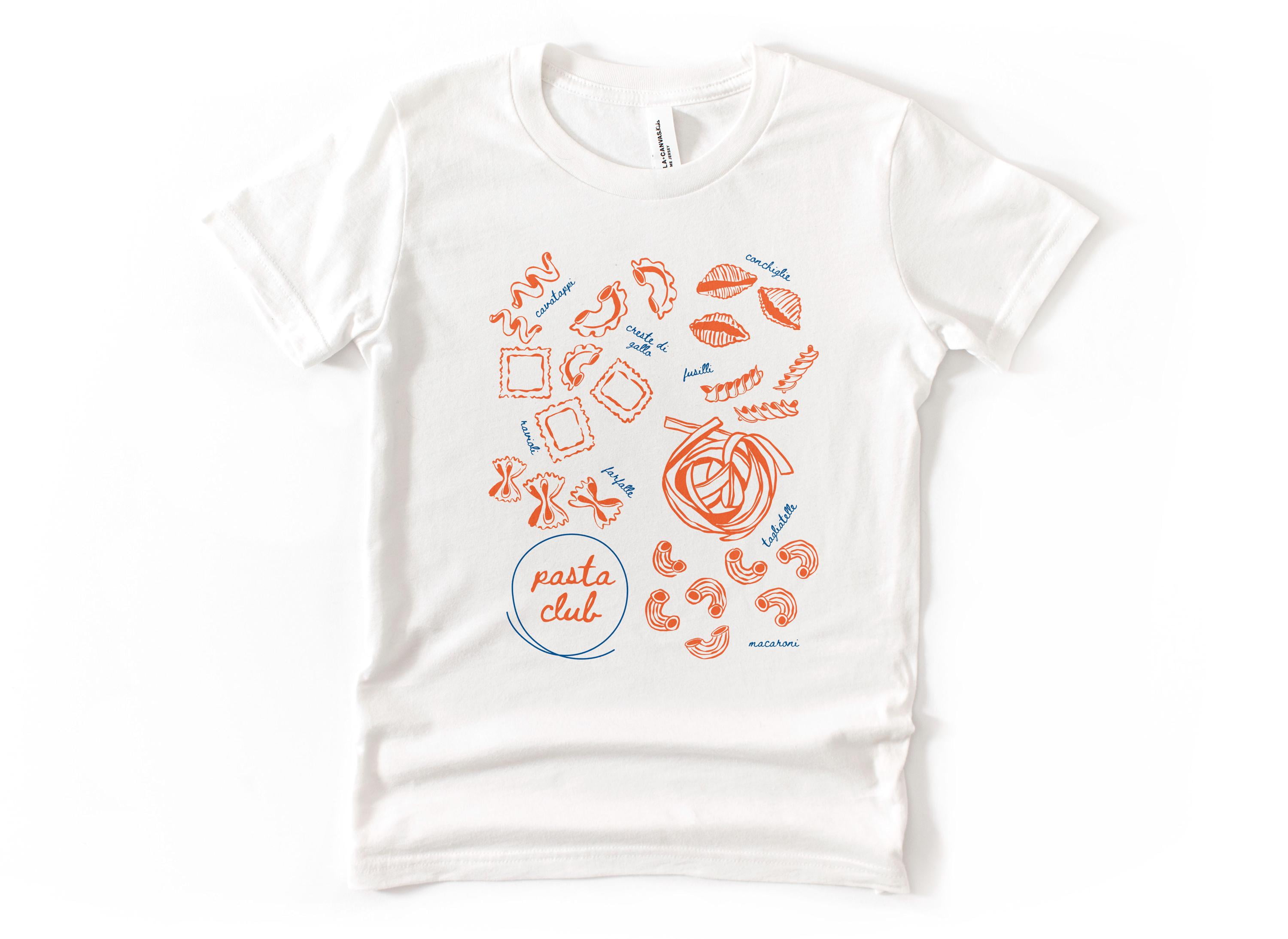 Pasta Shirt, s Past Club T Shirt, Sizes, Food Shirts for Children ...