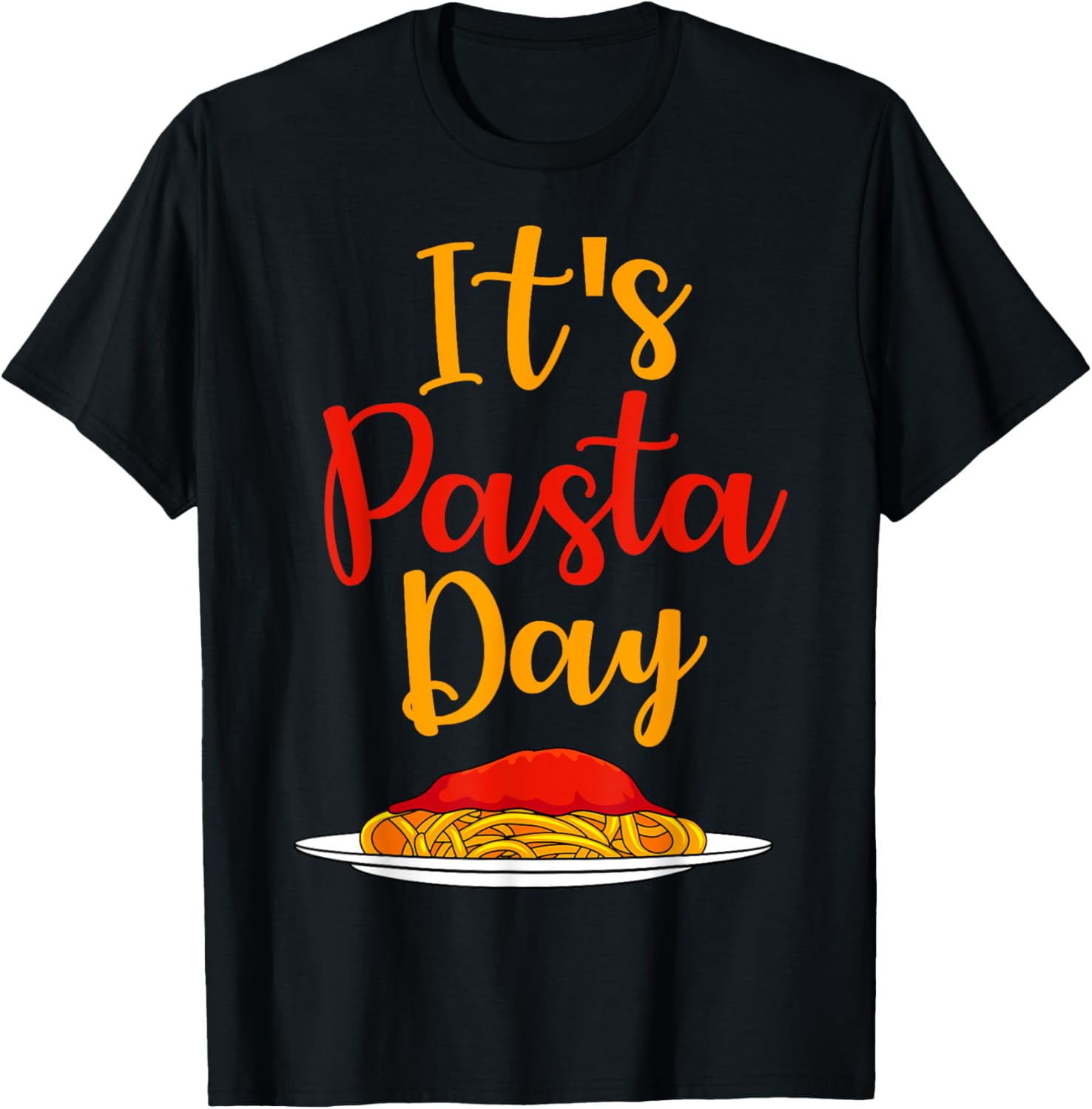 Pasta Spaghetti Noodles Italian Food T-Shirt - Walmart.com