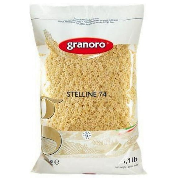 Granoro Stelline Pasta Stars, Durum Wheat Semolina, 500g - Product of ...