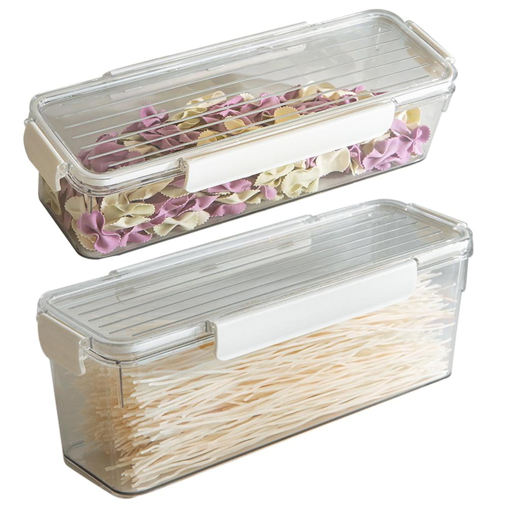 Pasta Storage Container, Kitchen Spaghetti Food Storage Box, Noodle ...