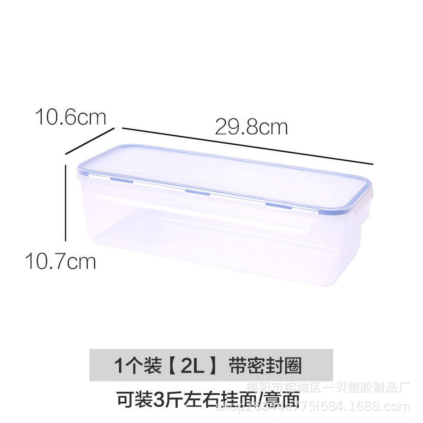 Pasta Storage Containers Rectangle Spaghetti Noodle Storage Box with ...