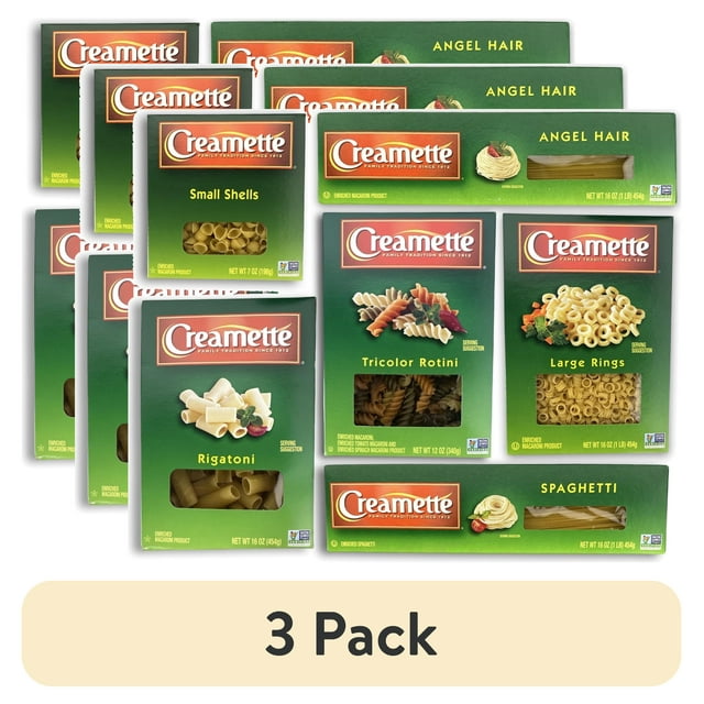 (3 pack) Creamette Pasta Variety Pack from Creamette | 6 Unique Boxes ...