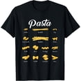 Pasta Various Shapes And Names Food Pasta T-Shirt - Walmart.com