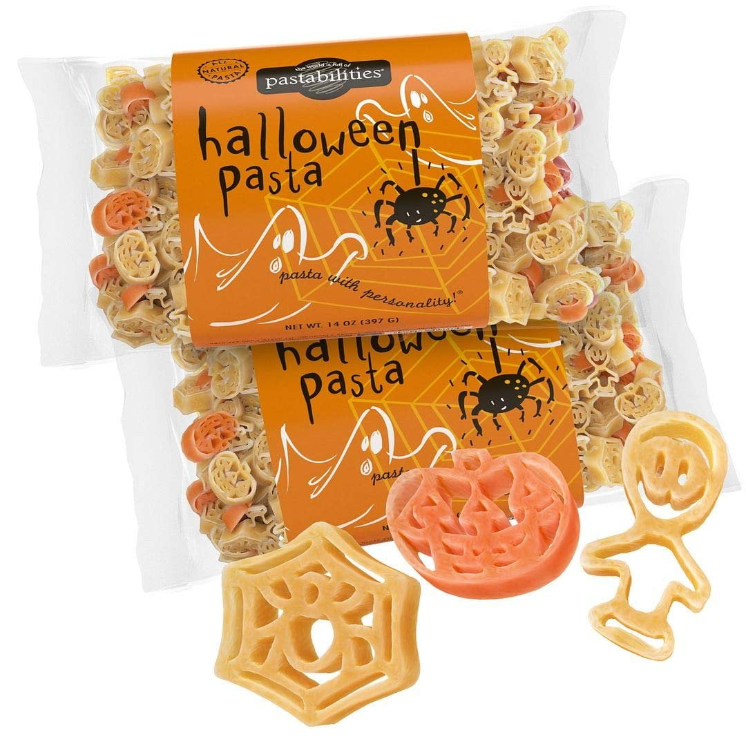 Pastabilities Halloween Fun Shaped Pasta, Pumpkin Spider Ghost Noodles ...
