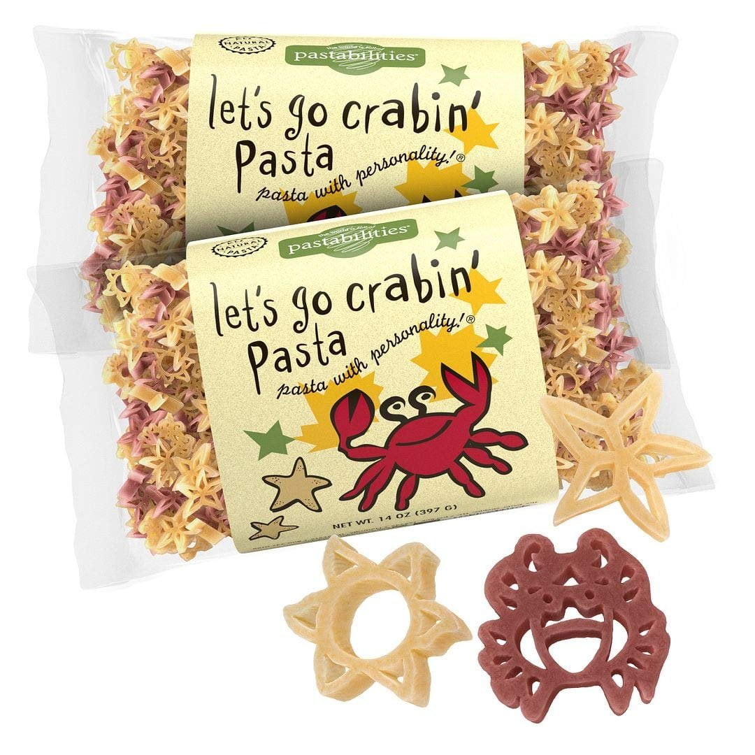 Pastabilities Lets Go Crabin Pasta, Fun Shaped Crab, Starfish and ...