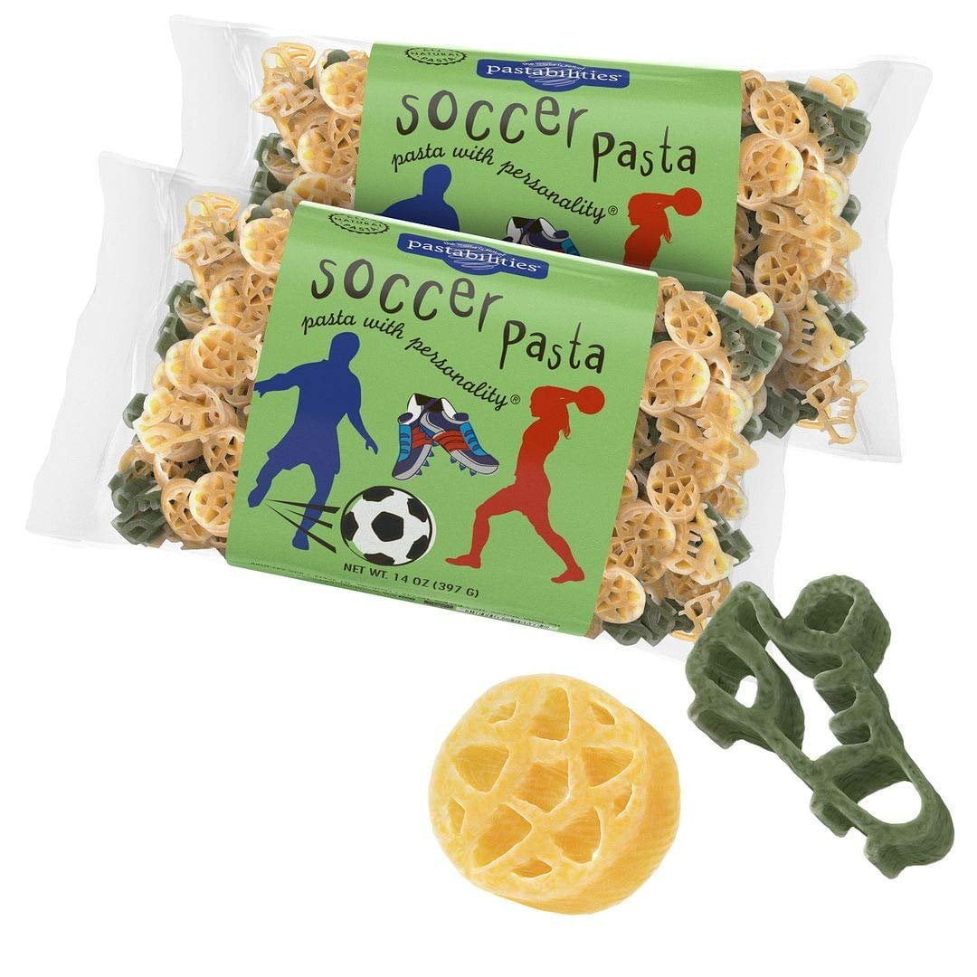Pastabilities Soccer Shaped Pasta, Ball and Soccer Cleat Fun Shaped ...