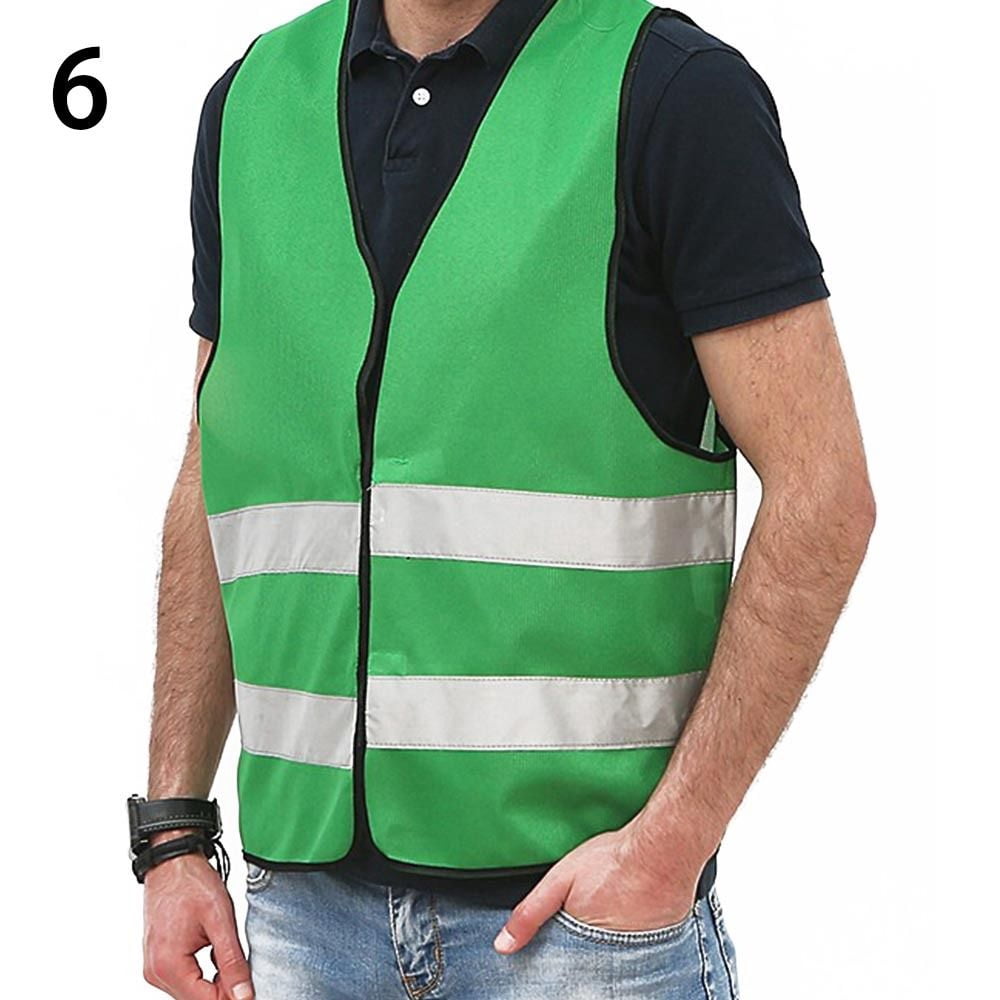 Paste Front Warning Safety Wear Safety Vest Outdoor Construction ...