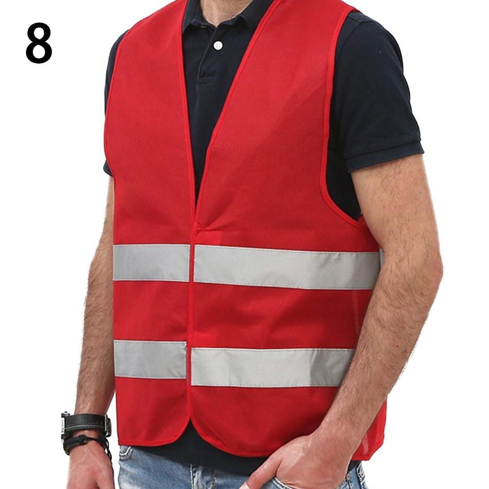 Paste Front Warning Safety Wear Safety Vest Outdoor Construction ...