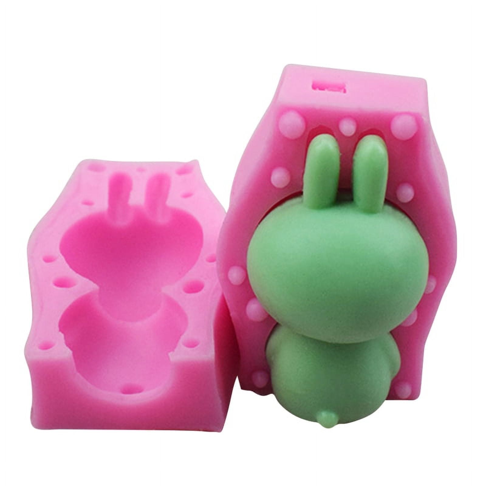 Paste Mould Press Baking Utensils Bear BunnyShape Silicone Fondant Cake ...