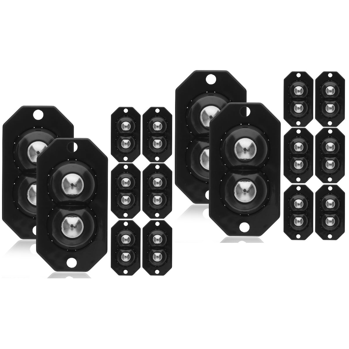 Paste The Universal Wheel Small Adhesive Mini Casters Pulleys Kitchen ...