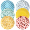 Pastel 10.25 inch Ceramic Dinner Plates Set of 6, Kitchen Tableware ...