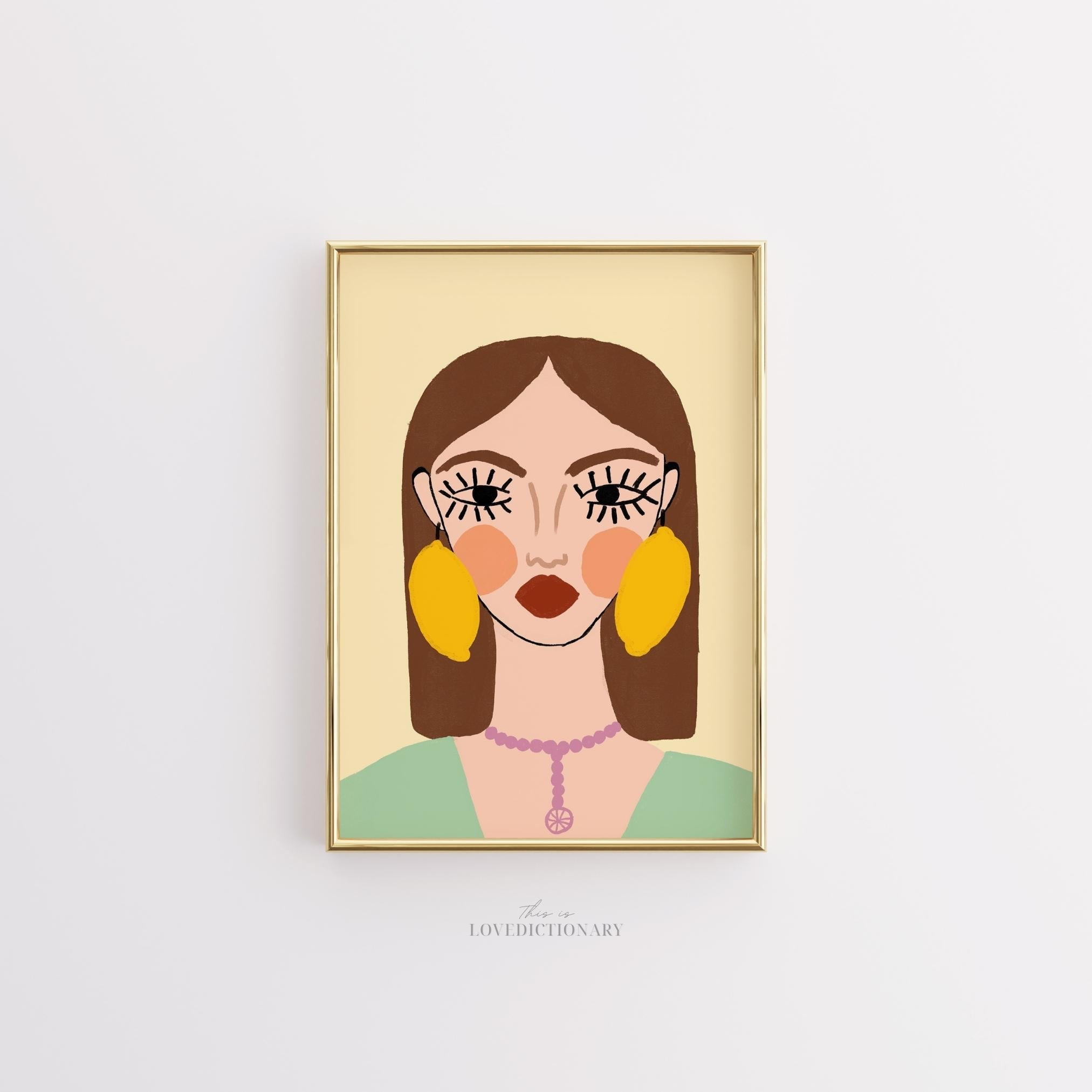Pastel Aesthetic Preppy Summer Wall Art, Trendy Colorful Abstract ...