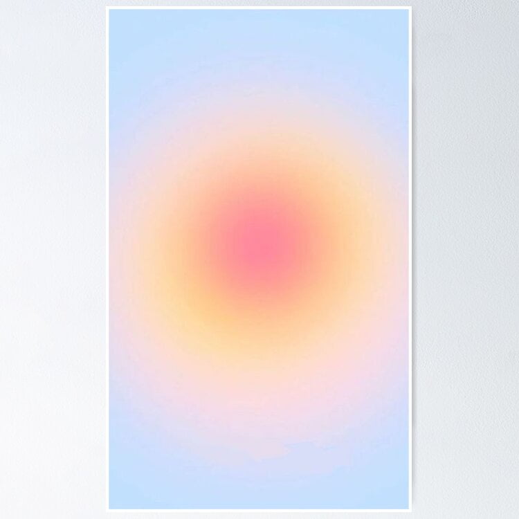 Pastel Aura UNFRAMED Poster, 12x18 - Walmart.com
