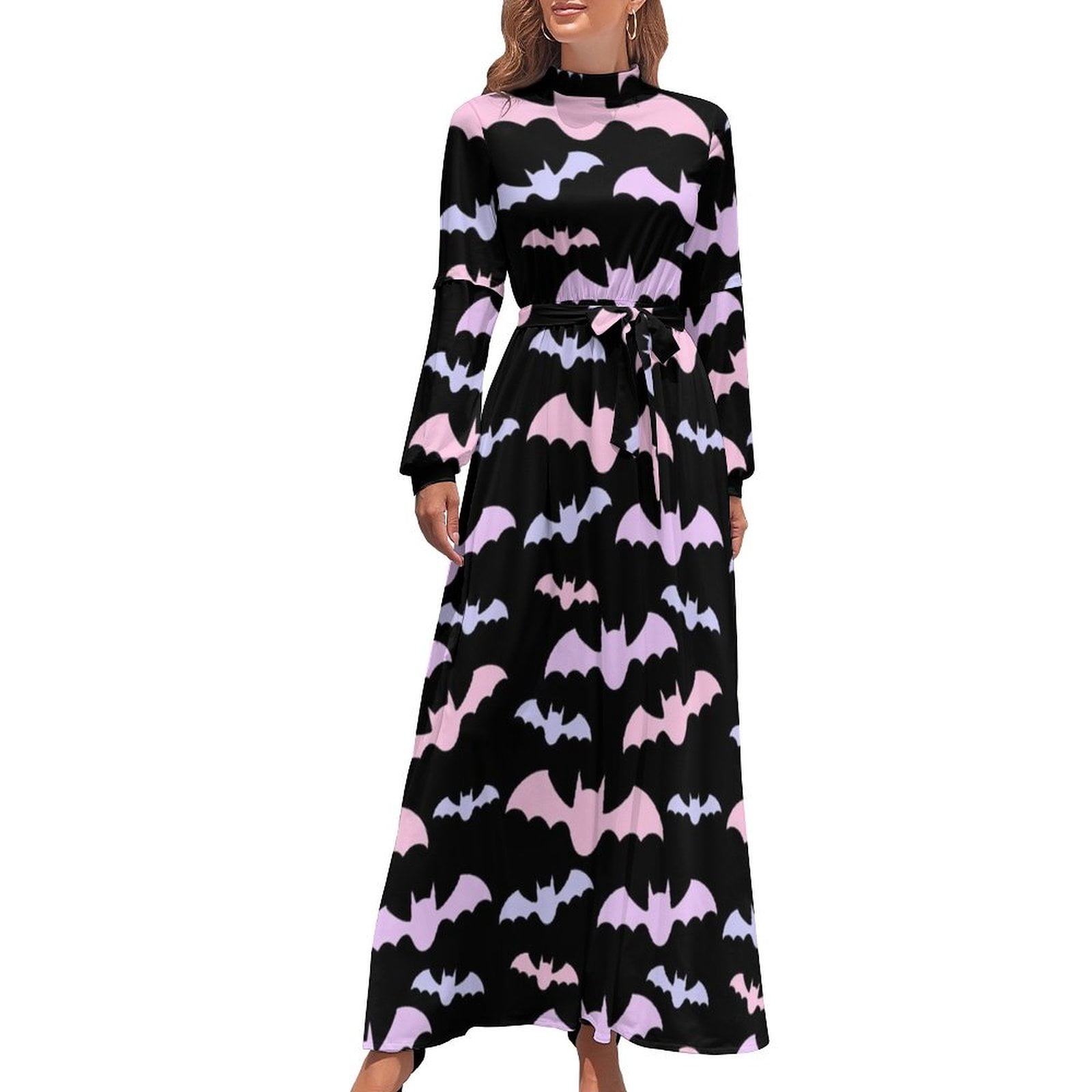 Pastel Bat Long Dress dress women summer 2024 prom dress - Walmart.com