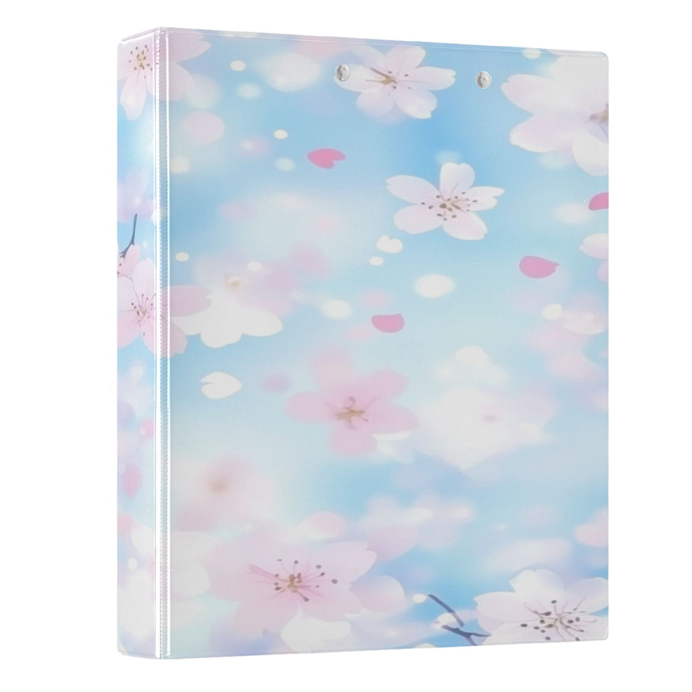 Pastel Blossoms 3 Ring Hardcover Binders 1.5in Round Rings for Letter ...