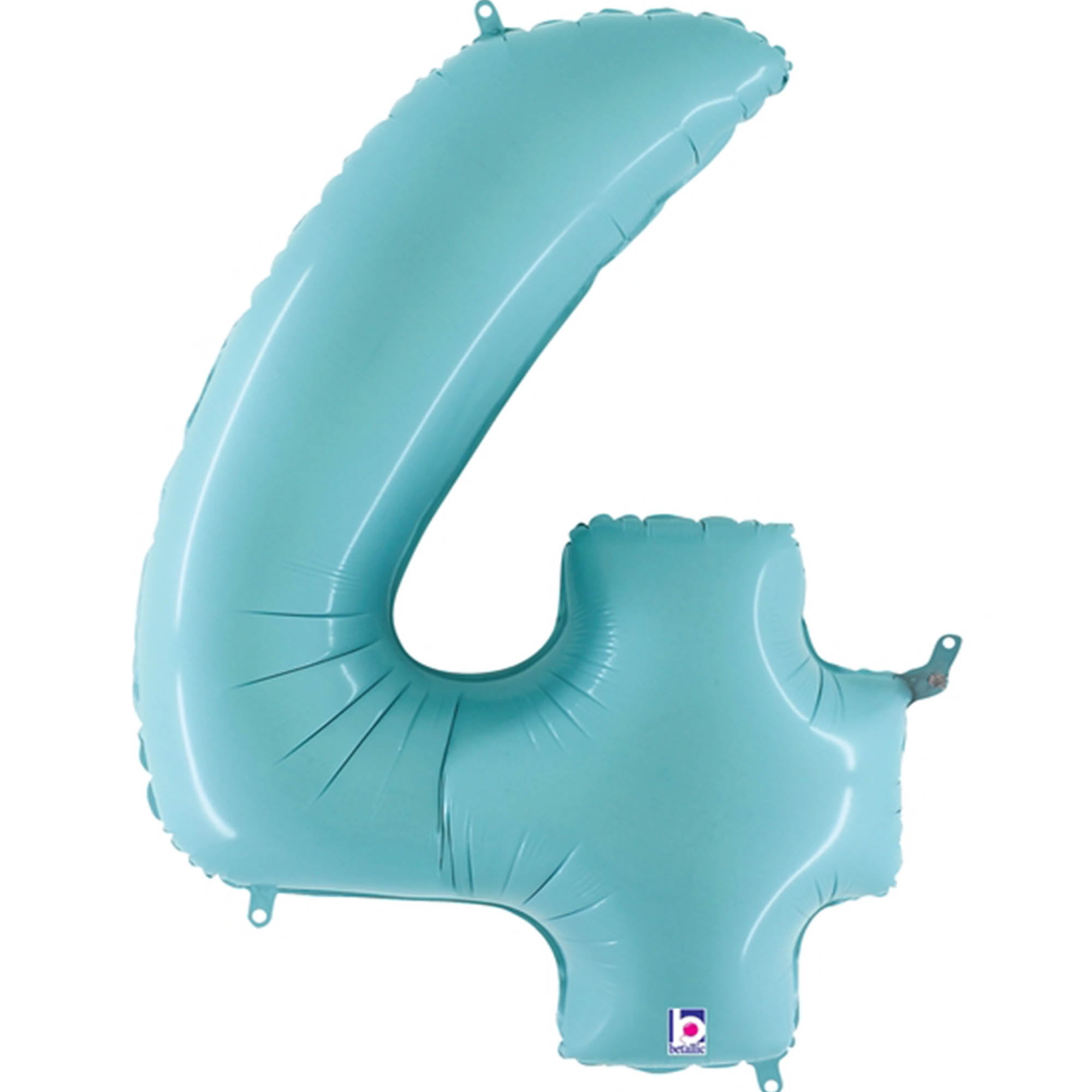 Pastel Blue Number 4 Balloon 40" - Walmart.com