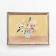 Pastel Bouquet Vintage Cottage Flower Decor Warm Living Room Spring ...